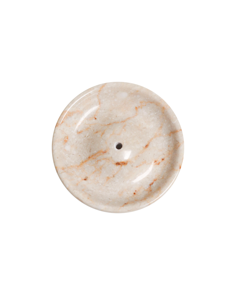 Ebb Incense Holder - Cream Marble – stillgoods